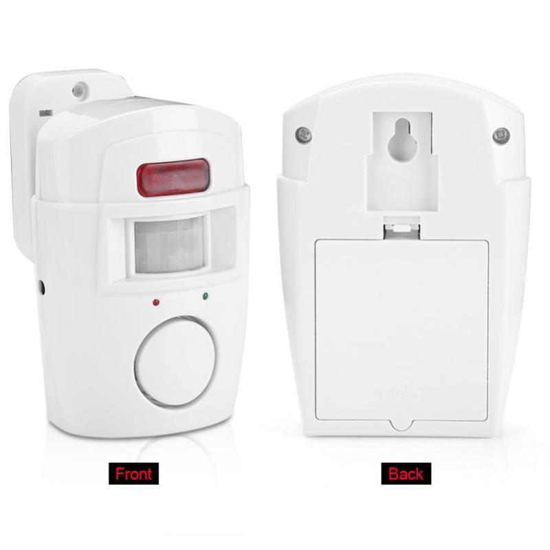 PIR Infrared Motion Detector Alarm Unit with 2 Remote Controller Home ...