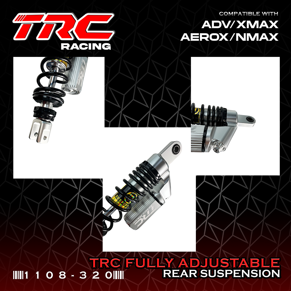 TRC Racing 320mm Fully Adjustable CNC Shock Suspension for Yamaha NMAX ...