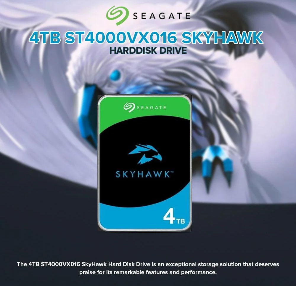 Itw | Seagate Skyhawk Hard Drive HDD 4TB 3.5" 5400RPM 256MB Cache SATA ...