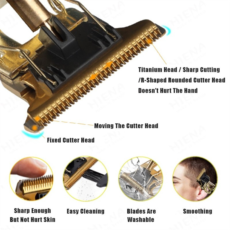 iQOO Professional Cordless Hair Cut Machine Razor Shaver Hair Trimmer ...