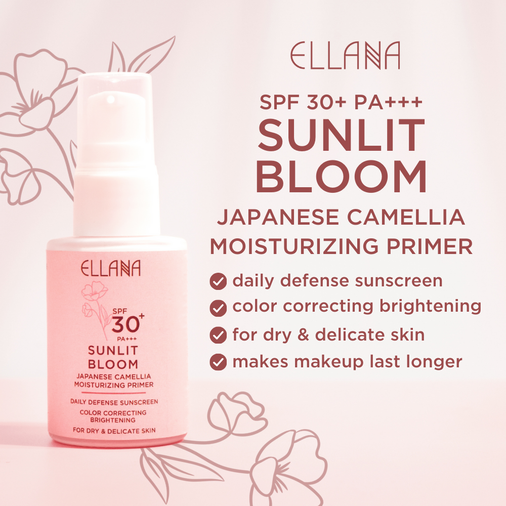 Ellana SPF30 Sunlit Bloom Japanese Camellia Moisturizing Primer Daily ...