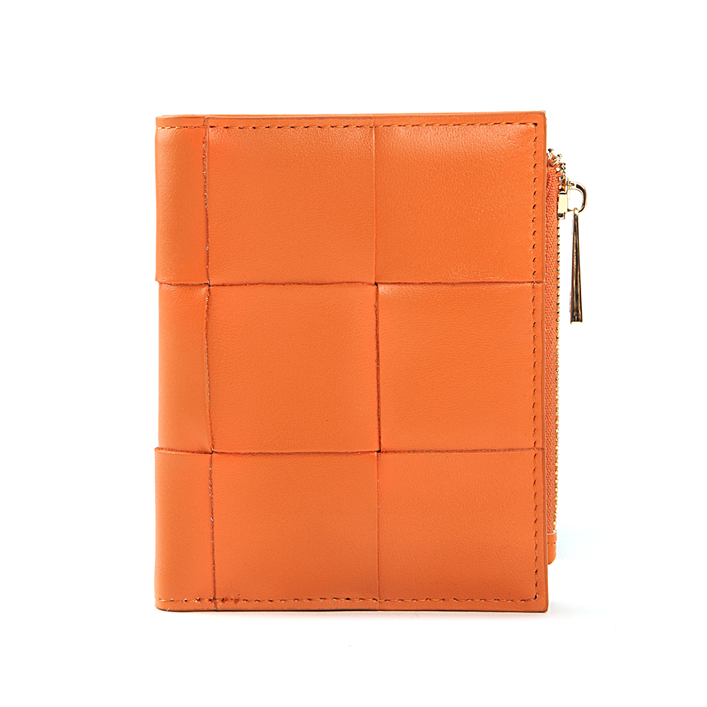 Pabder (Single Page AA3746 & Bifold AA3749) Cube Leather Weave Wallet ...