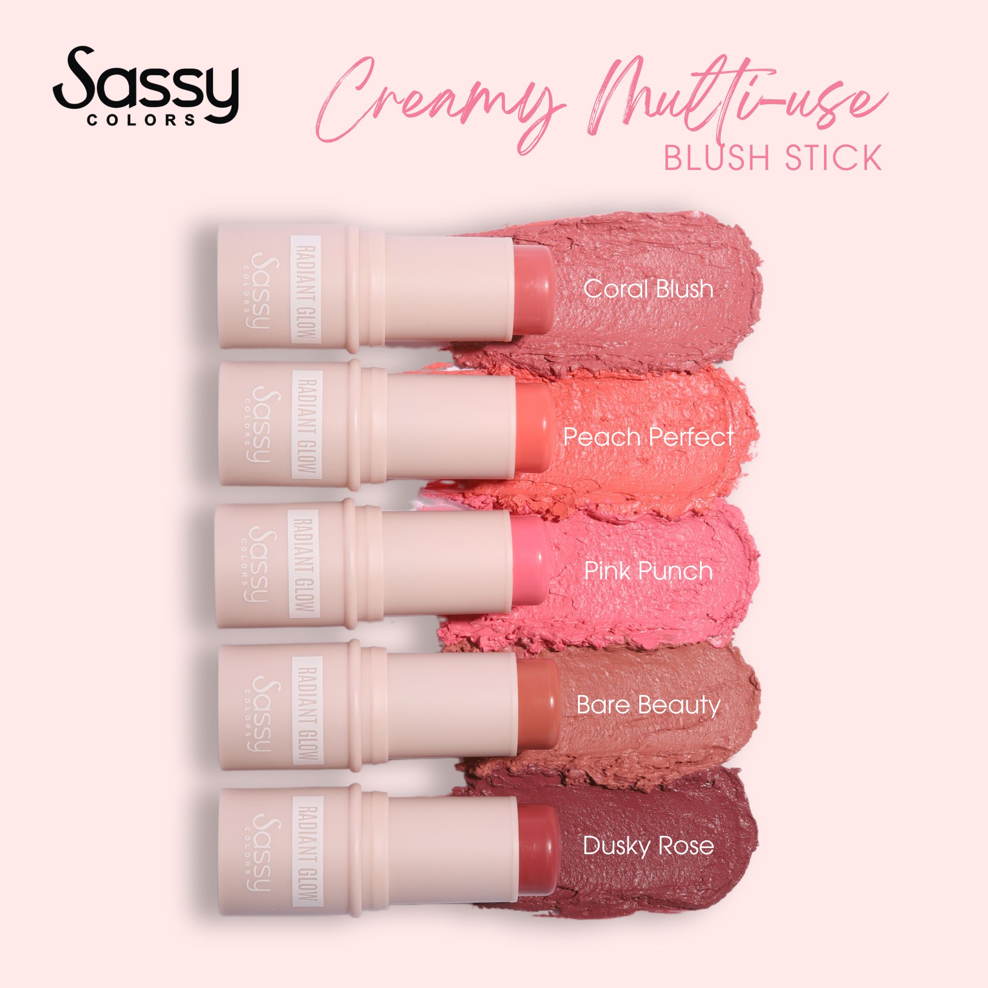 Sassy Colors Creamy Multi Use Blush Stick Shopee Philippines