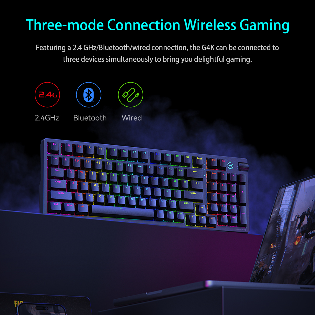 Edifier Hecate G4K Tri-mode Wireless Gaming Keyboard | Shopee Philippines