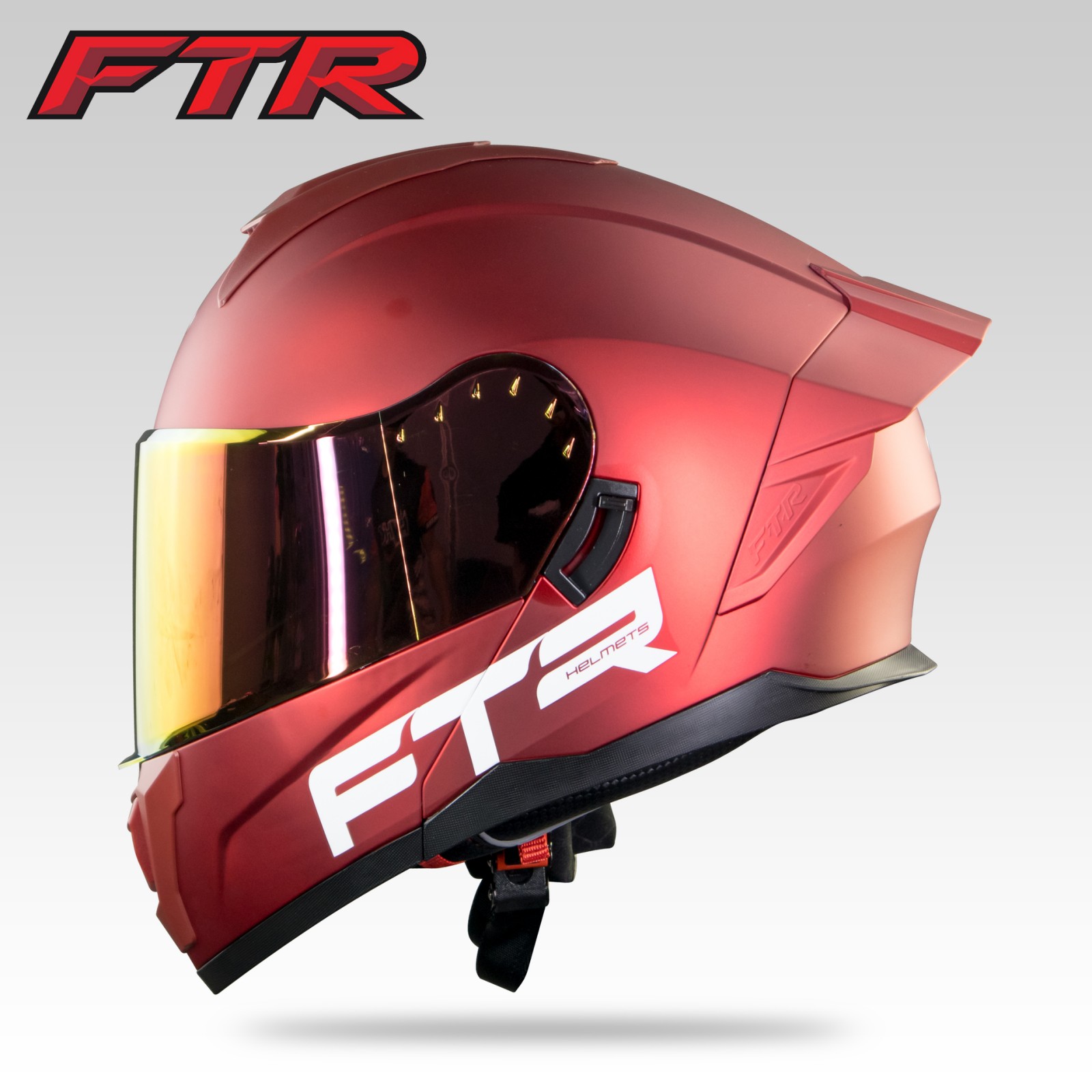 FTR Helmets N-Gage - Solid Colors Modular Dual Visor Helmet | Shopee ...