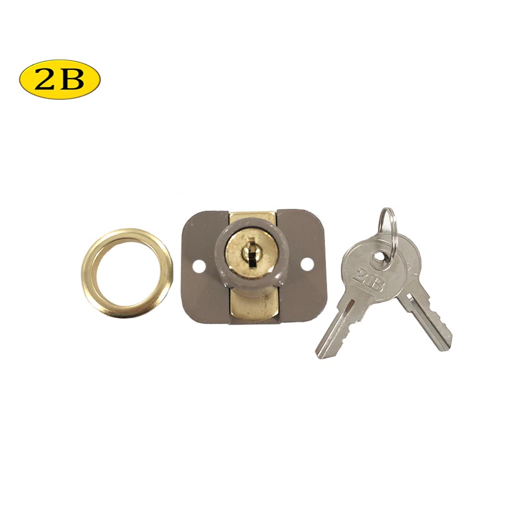2B Best Choice 2 Hole Drawer Lock Wardrobe, Cabinet and Desk Locker ...