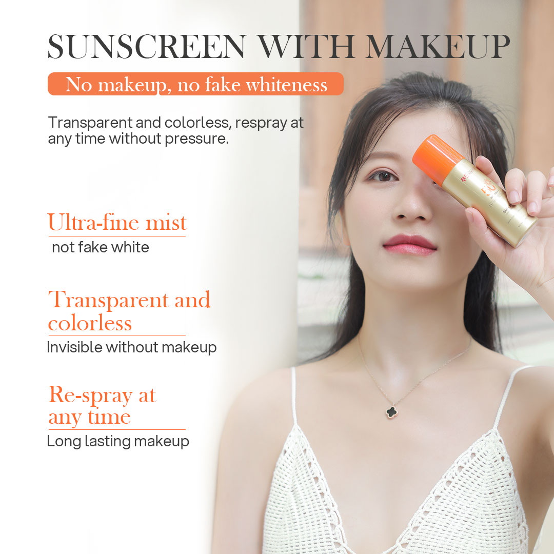 Shawill Sunscreen Spray All Day Light Spf50 Pa+++ Face/Body Brilliant Sunblock Mist for Skin ...