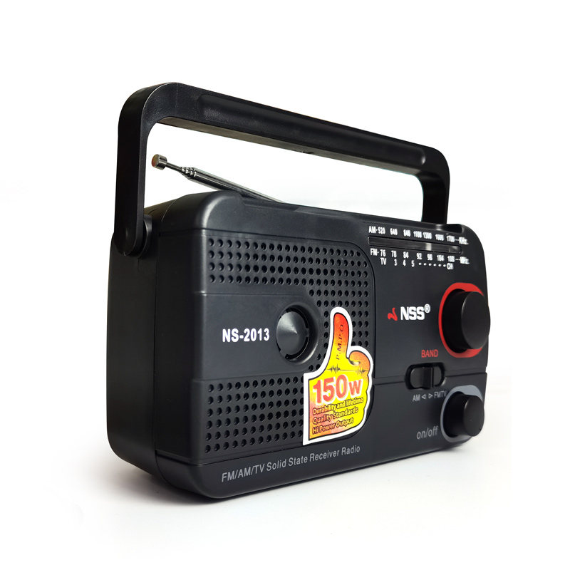 NSS portable radio AM/FM/SW 3-band radio AC/battery powered, HI-FI ...