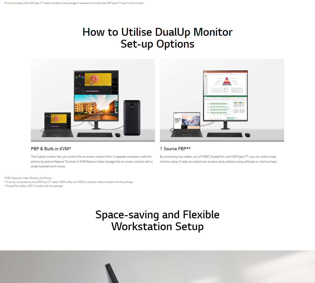 LG 28MQ780-B 27.6" Nano IPS 60Hz QHD HDR DualUp Monitor with Ergo Stand ...