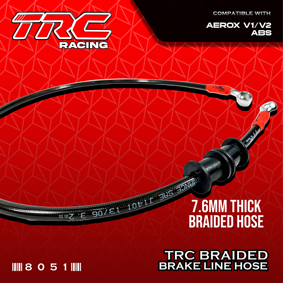 TRC Aerox V1/V2 Braided Brake Line Hose ABS 8051 | Shopee Philippines