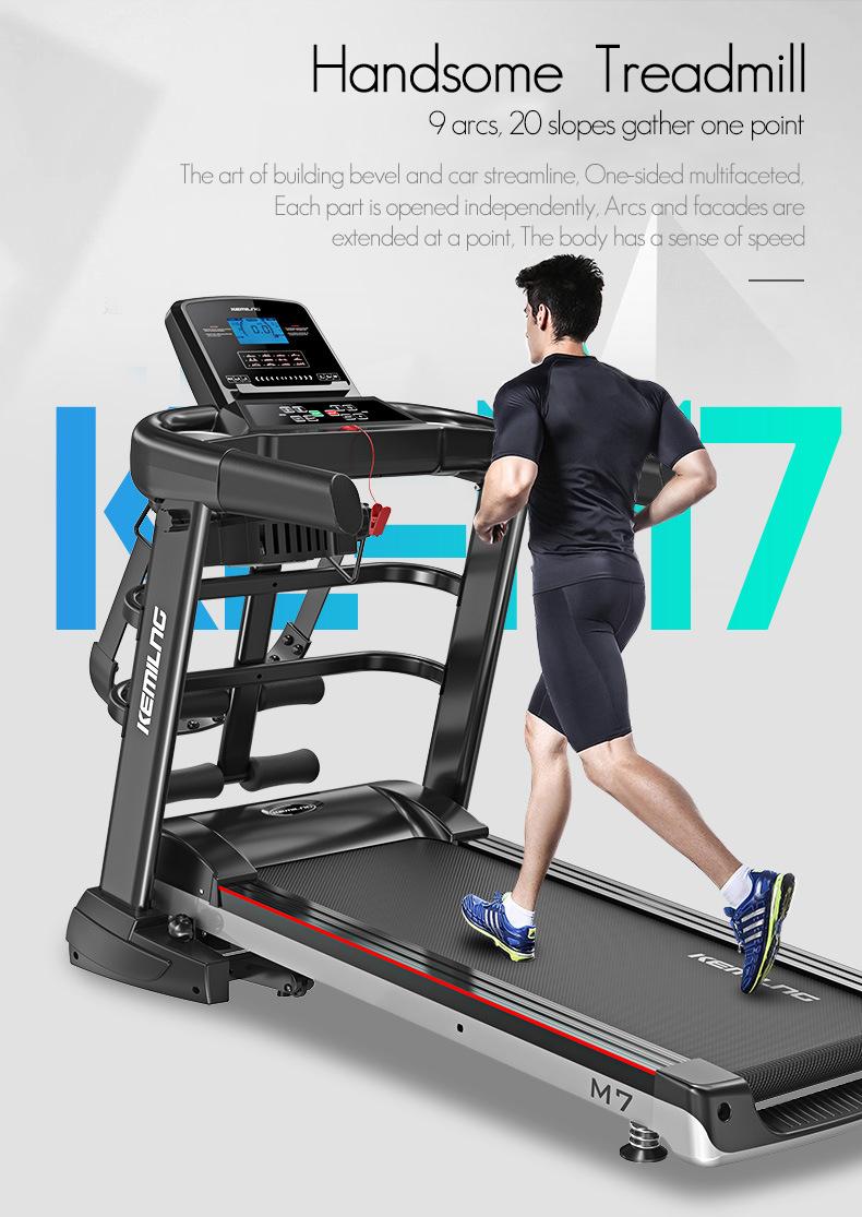 3.0HP multi-function large screen, automatic treadmill, Bluetooth ...