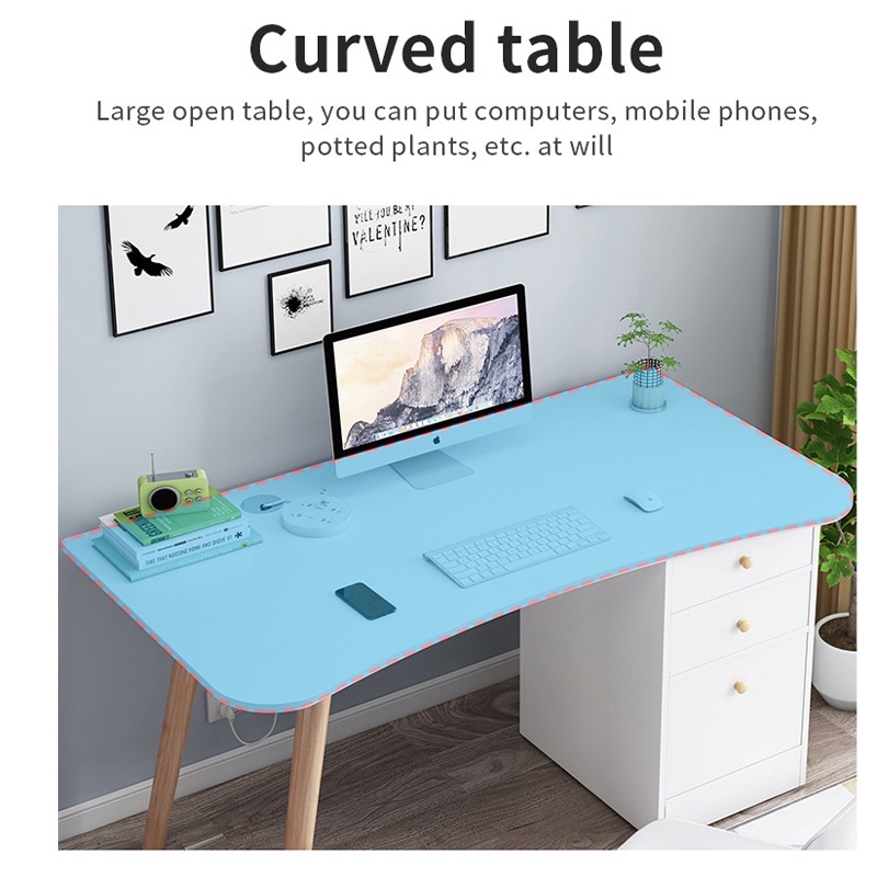 Study Table with Drawer Office Table Computer Table Desk for Home White ...