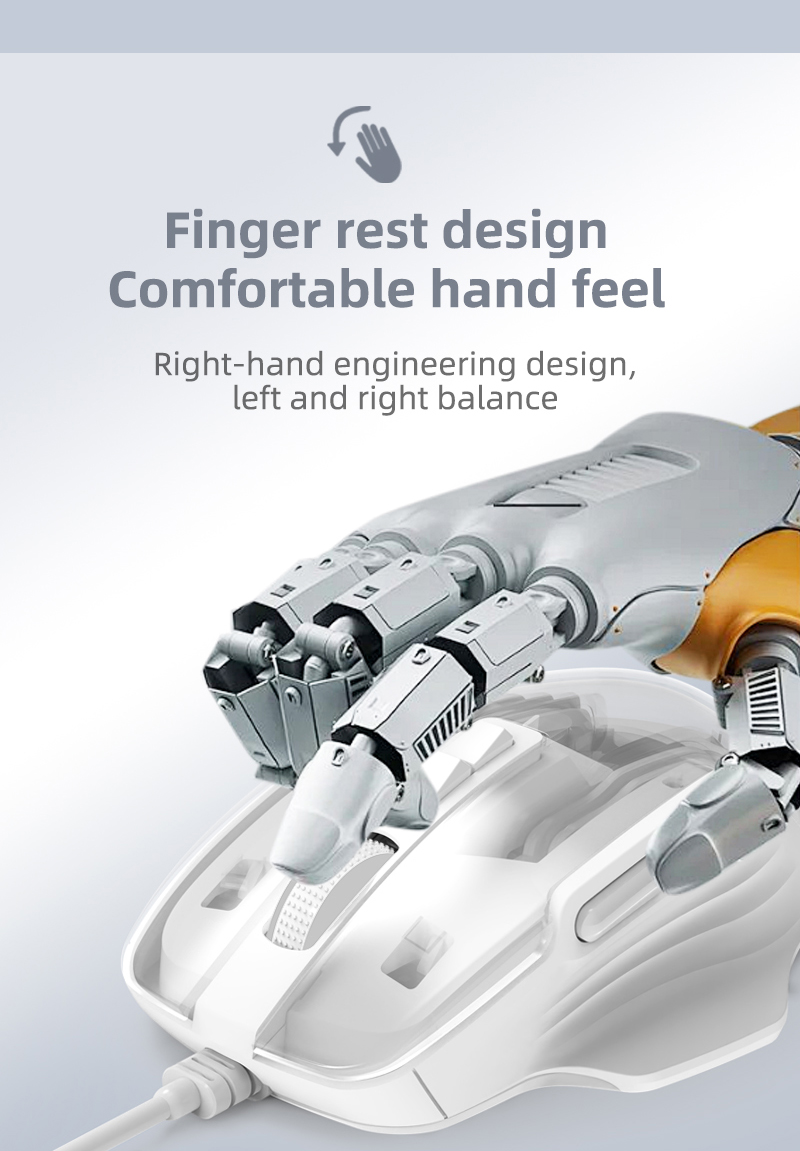 Zeus GD-800 Transparent LED Gaming Mouse Wired Mouse | Shopee Philippines