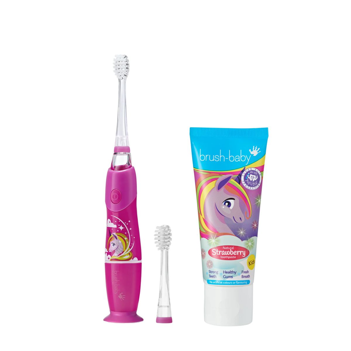 brush-baby KidzSonic Toddler Electric Toothbrush with brush baby ...