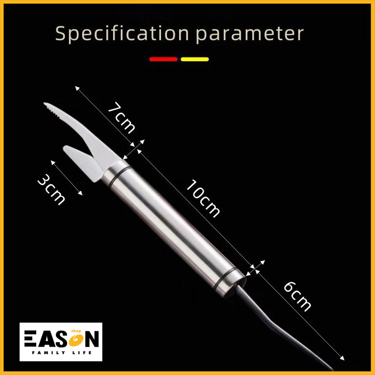 Eason Multifunctional Fast Shrimp Peeler Fish Scale Knife Stainless ...