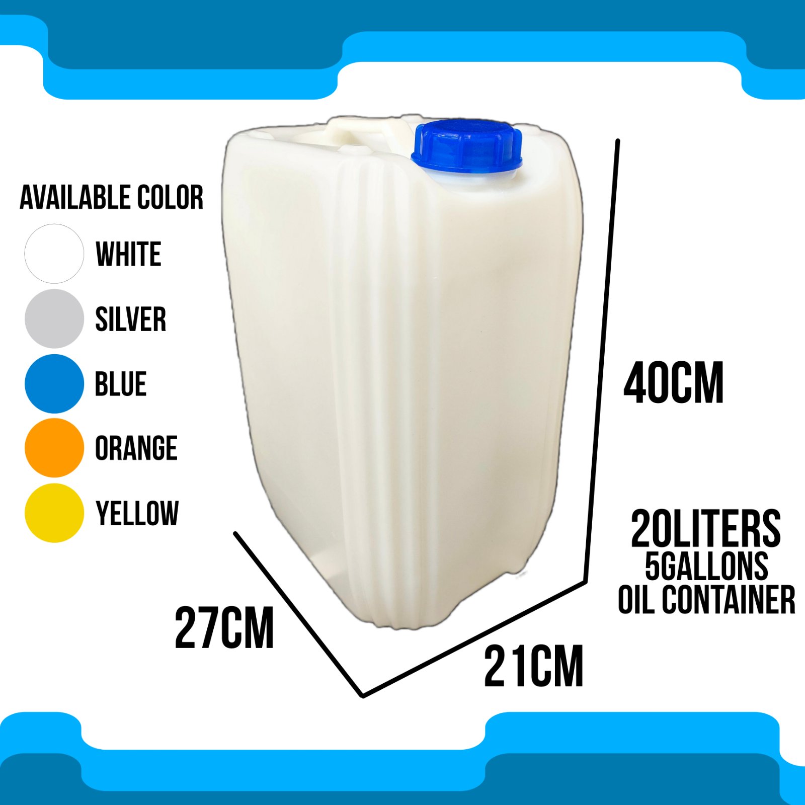 STACKABLE OIL CONTAINER / LIQUID CONTAINER / CARBOY CONTAINER WITH ...