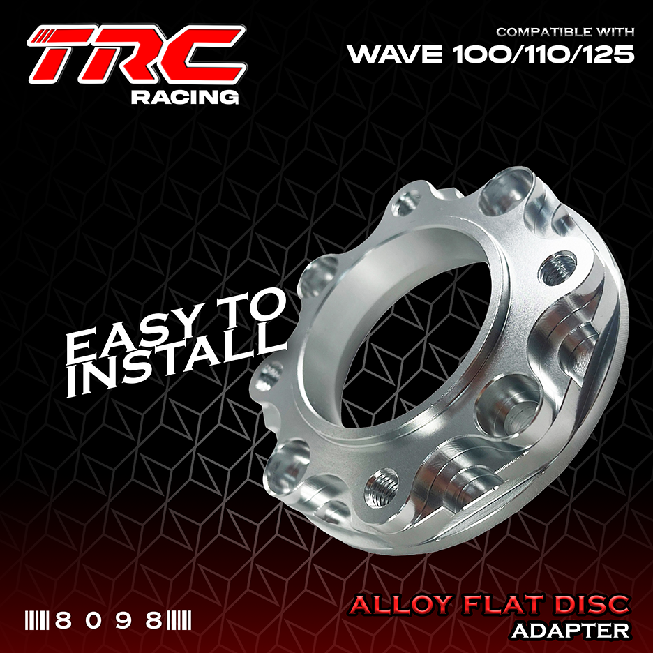 TRC RACING Flat Disc Adapter Wave 125/110/100 8098 | Shopee Philippines