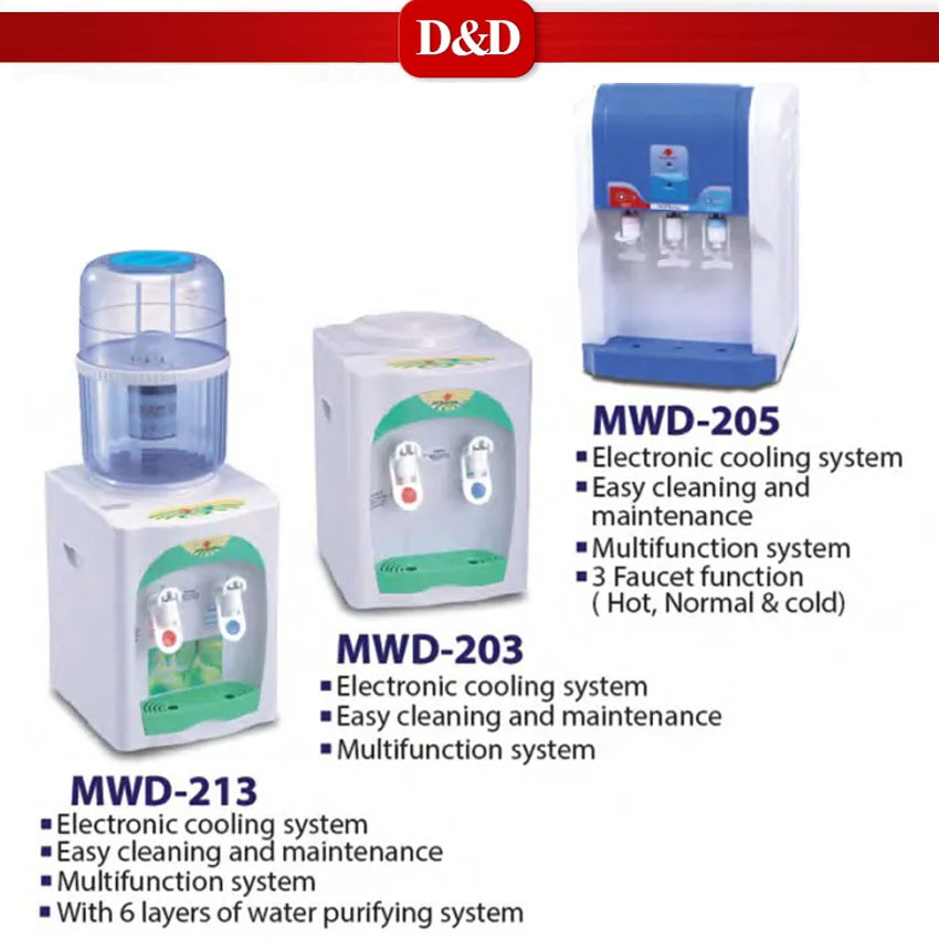 Micromatic MWD-205 Table Top Water Dispenser with 3 Function Faucet ...