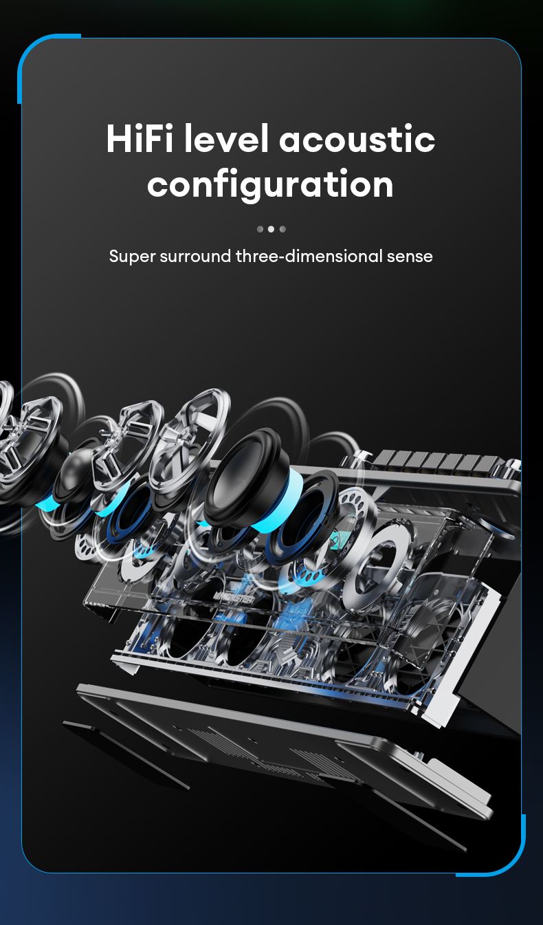 Monster G06 Bluetooth Speaker 4000mAh Aux Audio Cable Heavy Bass Stereo ...