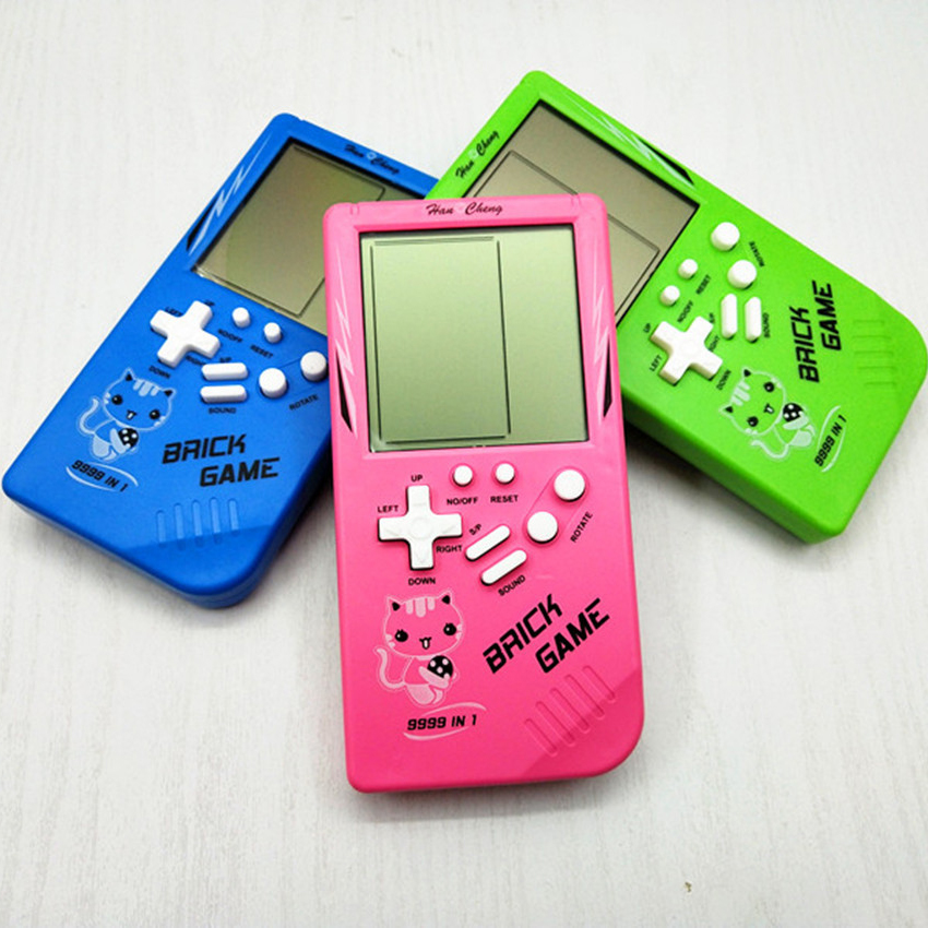 Ready Stock Kids Brick Game Device Big Screen Lcd Classic Handheld Game ...