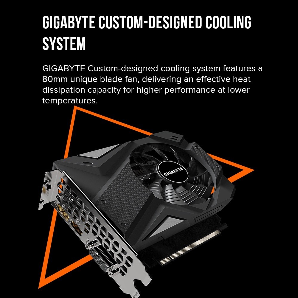 EasyPC| Gigabyte Gtx 1650 D6 OC GV-N1656OC-4GD/ GV-N1656WF2OC-4GD-3.0 4gb 128bit GDdr6 graphics ...