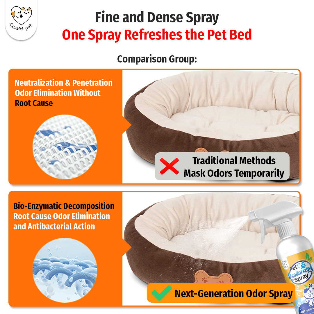 Cassiel Pet Odor Eliminator Disinfectant Spray With Bio Enzyme ...
