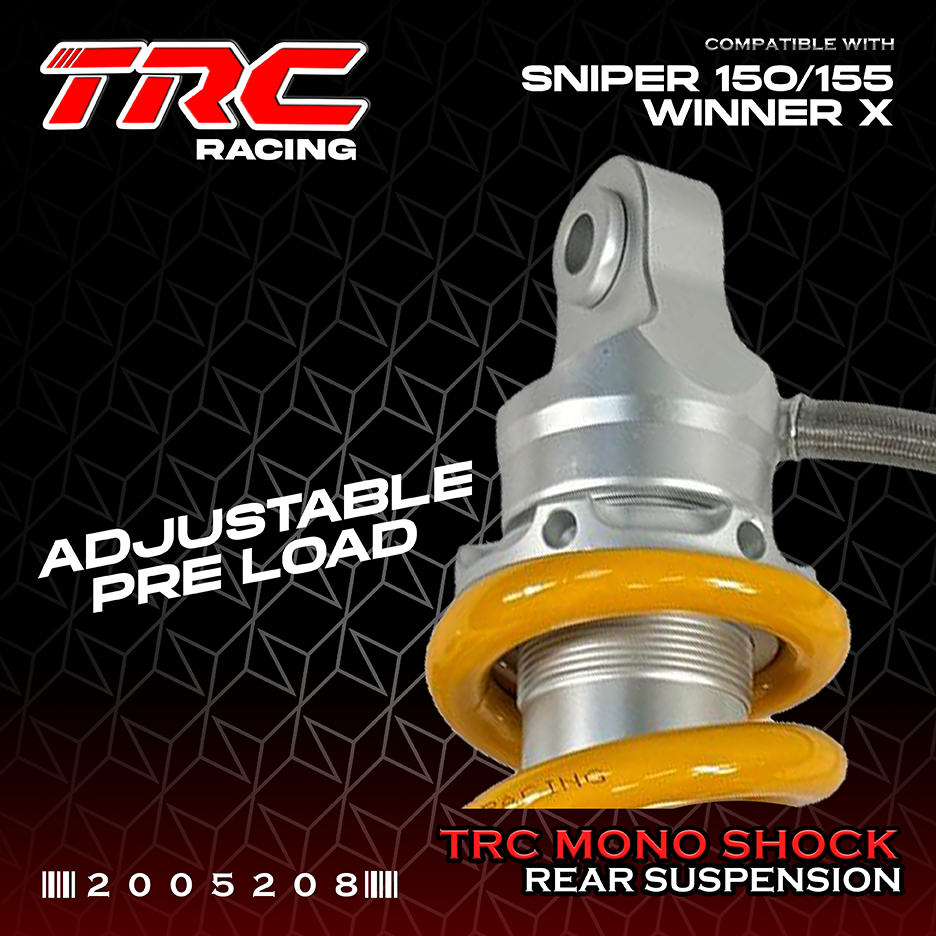TRC Racing CNC Fully Adjustable Shock 208mm Sniper 155 / 150 and Winner X 2005-208 | Shopee ...