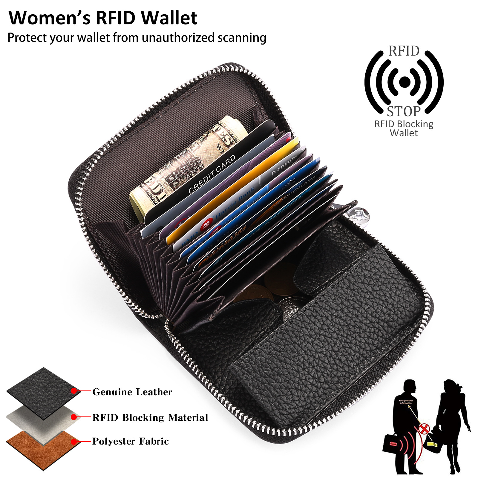 [BUY 1 TAKE 1] Business Card Holder Wallet Credit Card Walletn Large ...