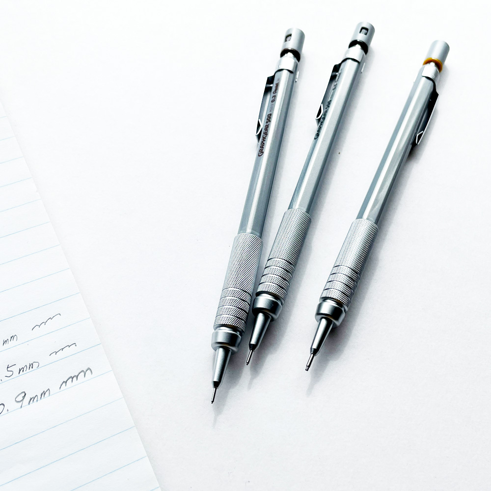 Pentel Graphgear 500 Drafting Mechanical Pencil 0.3/0.5/0.9mm Mechancal ...