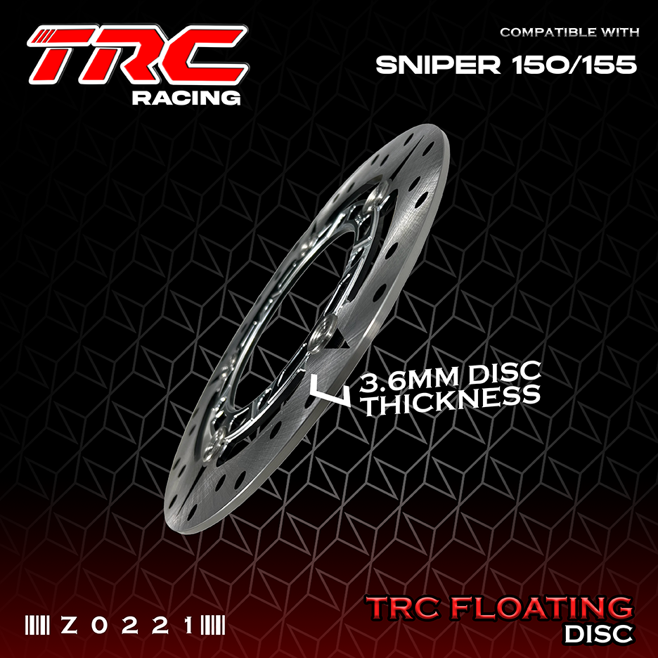 TRC FLOATING FRONT DISC BRAKE for Sniper 150/155 5 HOLES 245mm Z0221 ...
