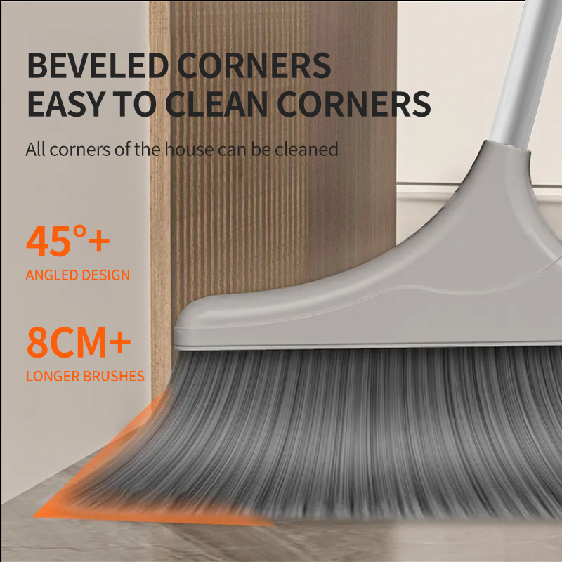 Upgrade Broom And Dustpan Set For Home Premium Long Handled Broom Dustpan Combo | Shopee Philippines