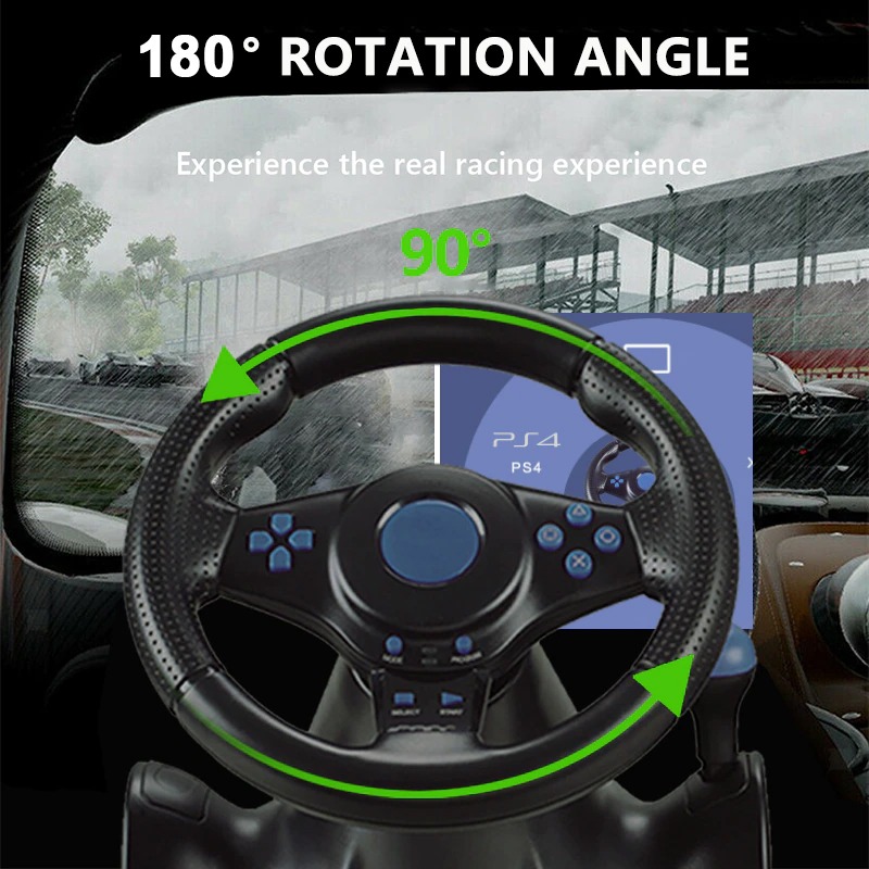 7 In 1 Racing Game Steering Wheel For Switch/Xbox 360/Xbox one/Pc/Ps4 ...