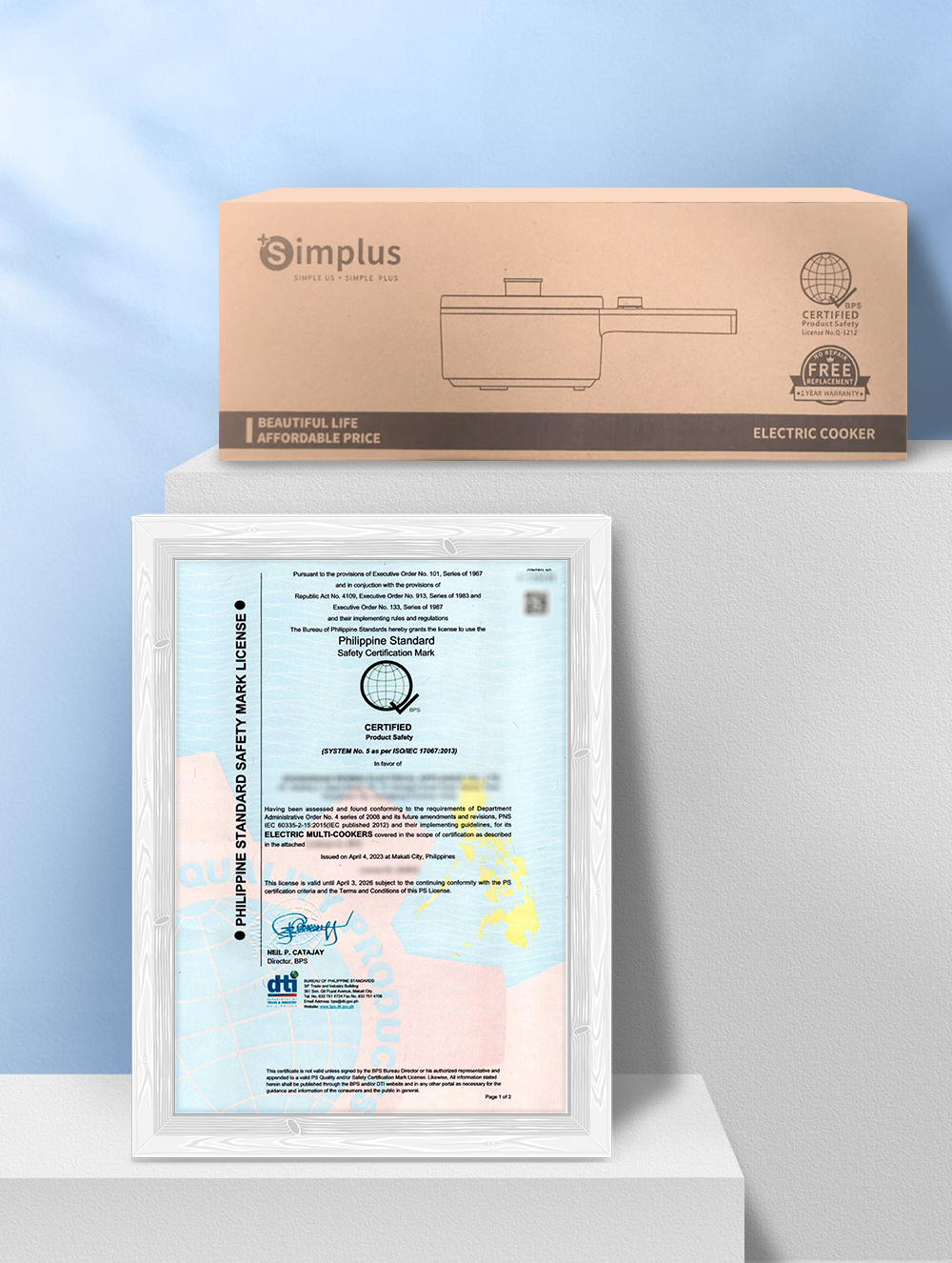 Simplus Rice Cooker Multi-Functional Electric Cooker 2L | Shopee ...