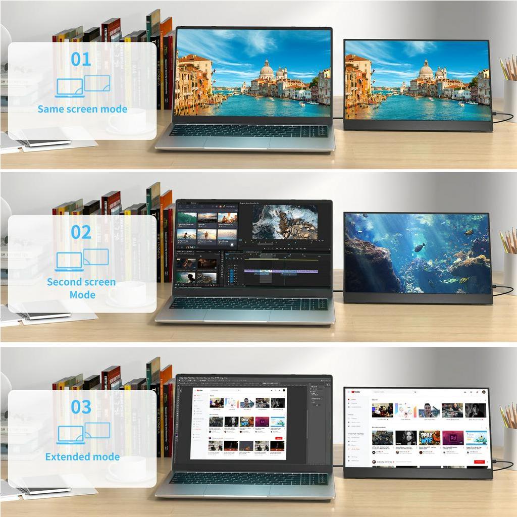 EXPOSE Touch Portable Gaming Monitor Touch Screen For Switch XBOX PS4 ...