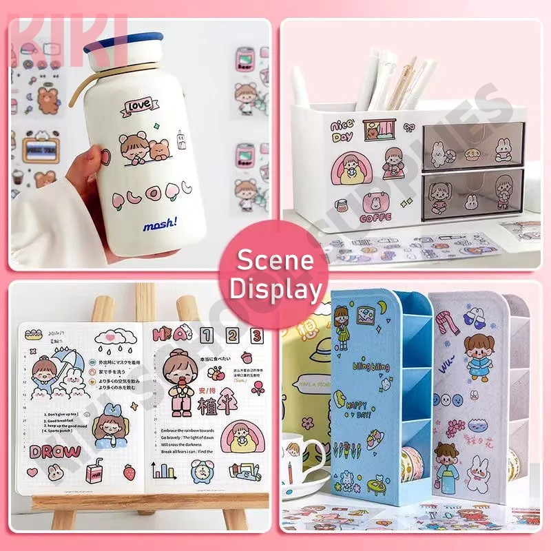 KK 10/20PCS Cute Guka Stickers Non-Repeating Hand Account Journal ...