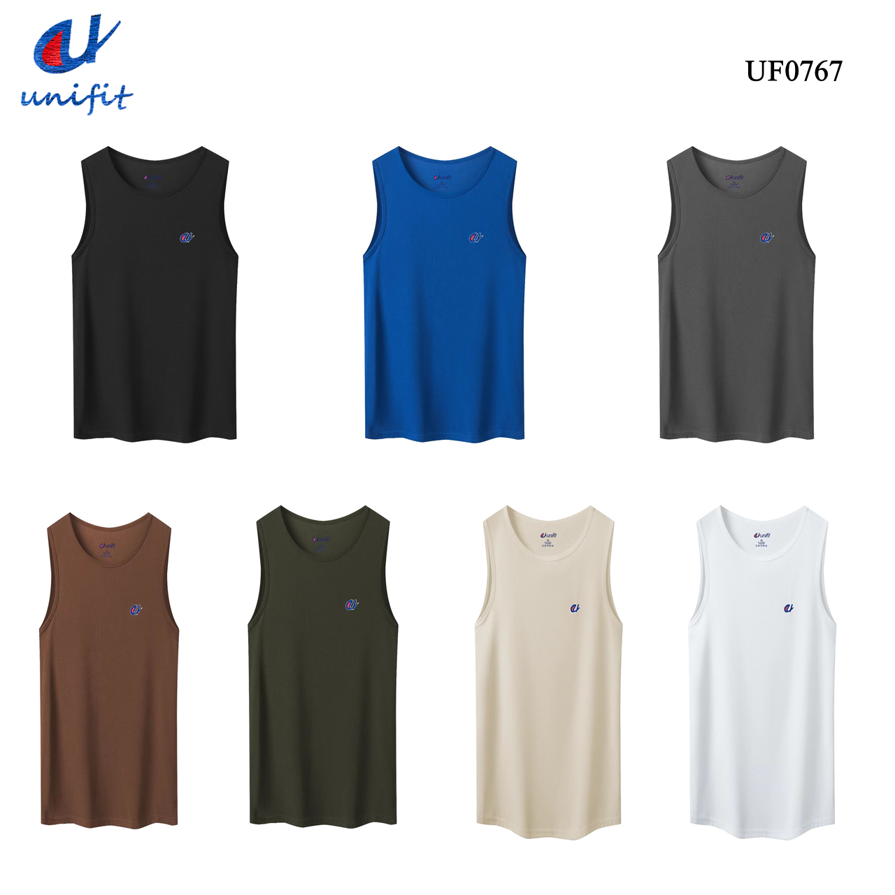 UNIFIT Waffle Sando Tank Top Clothes Menswear Comfortable Workout ...