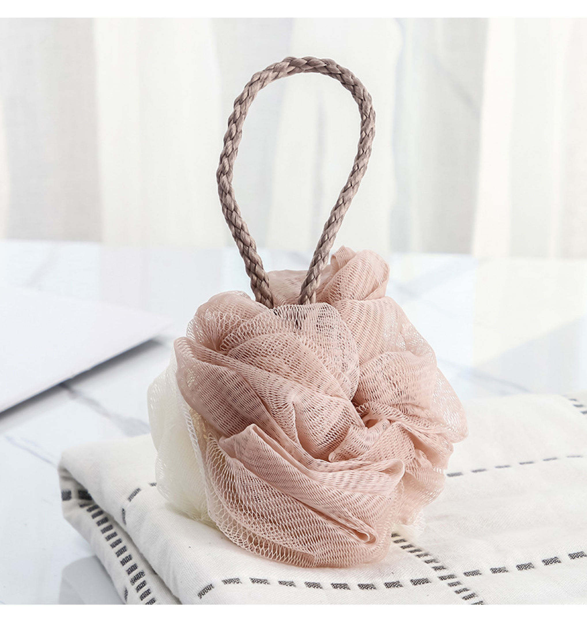 Bath Shower ball Sponge Bath Loofahs Mesh Pouf Shower Ball | Shopee ...