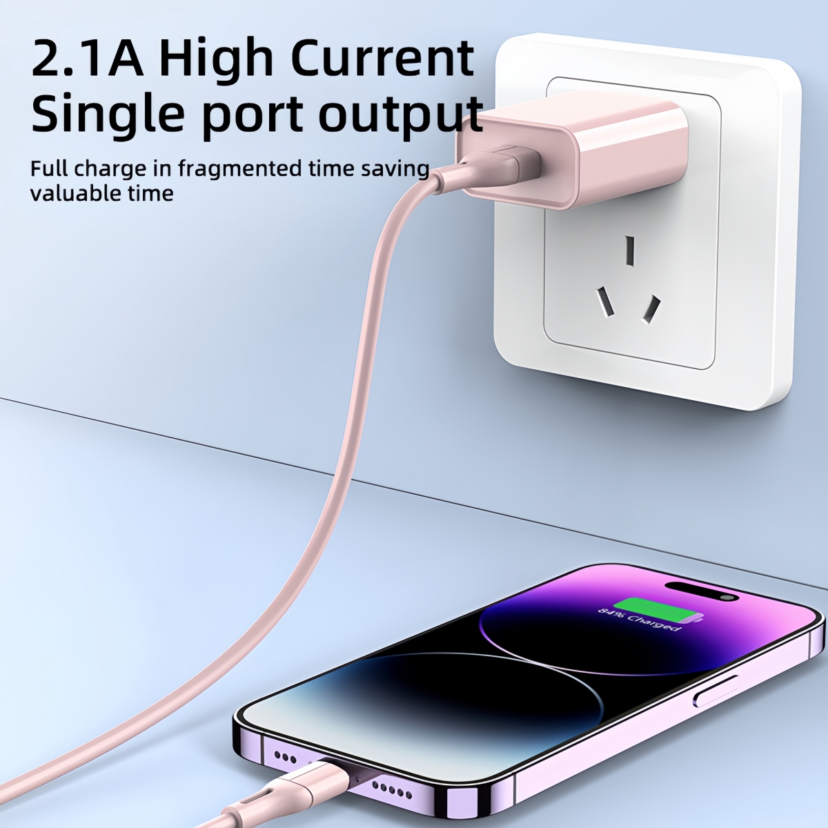 120W Quick 3.0 charge macaron Adapter 6A liquid silicone fast charge ...