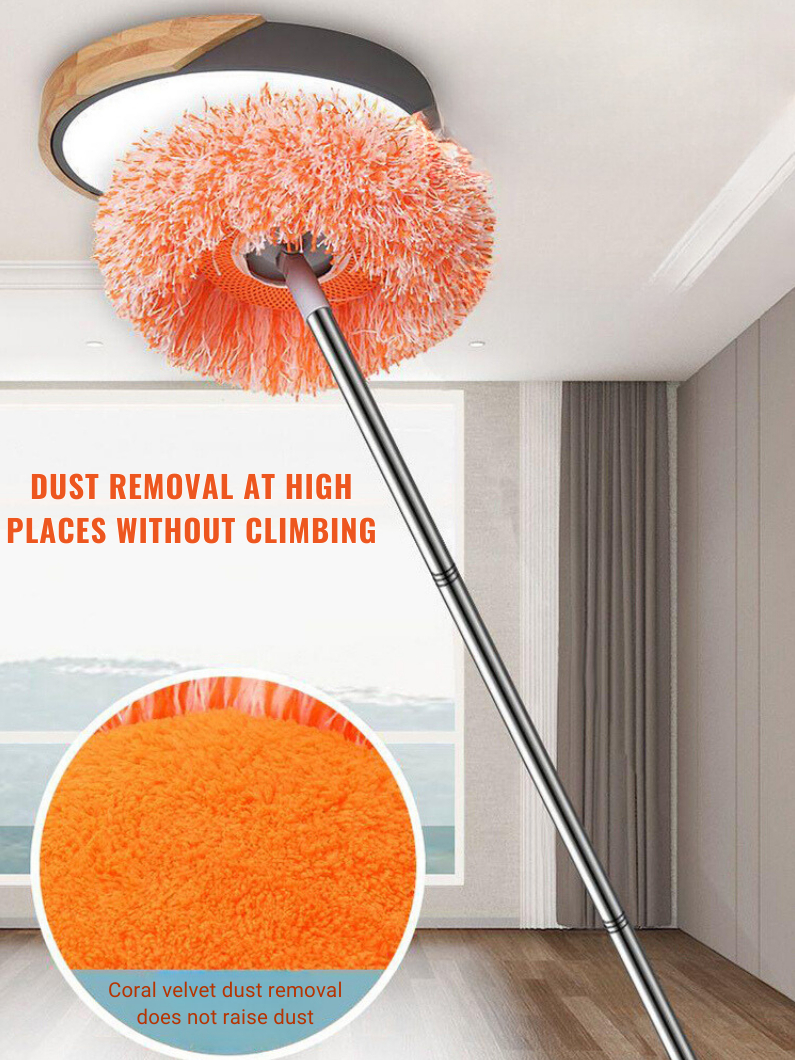Scalable mop for Home Use Wall And Ceiling Cleaning Universal Rotary ...