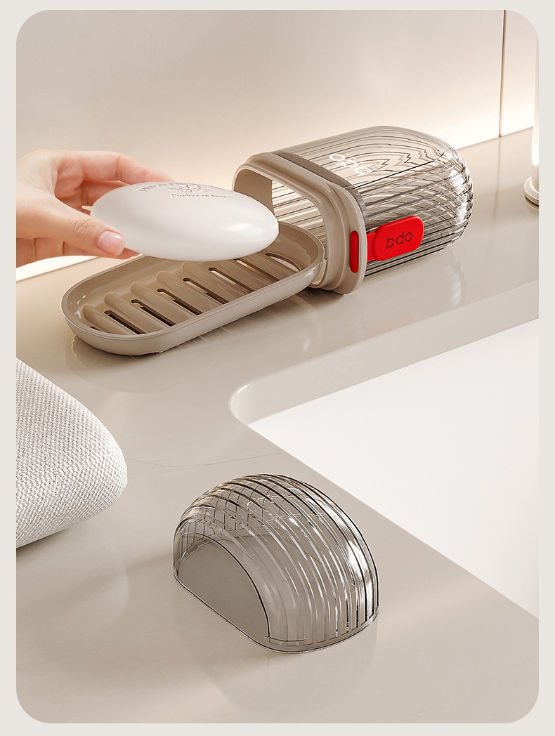 Travel Soap Box With Lid, Sealed For Draining, Portable Soap Box For ...