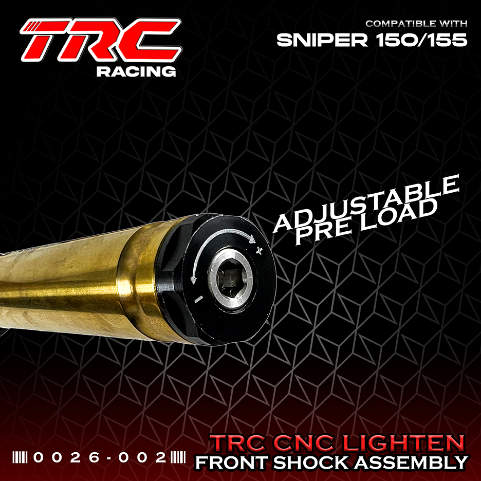 TRC RACING LIGHTEN FRONT SHOCK ASSEMBLY for SNIPER 150/155 0026-002 | Shopee Philippines