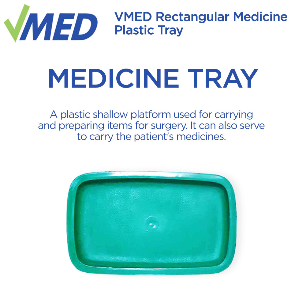 VMED Medicine Tray Plastic (1 piece )(RANDOM COLOR) | Shopee Philippines