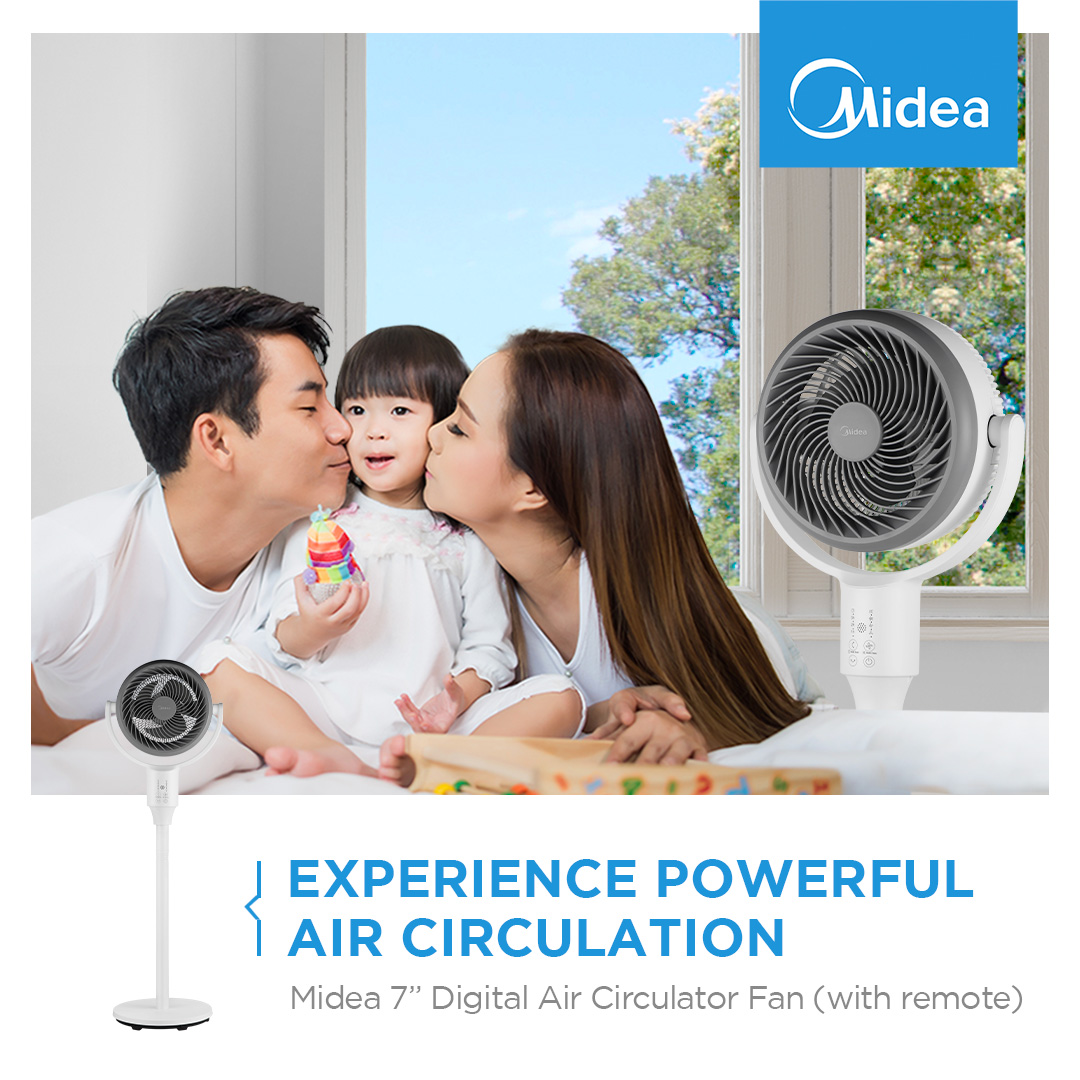Midea 7" Digital Air Circulator Fan | Shopee Philippines
