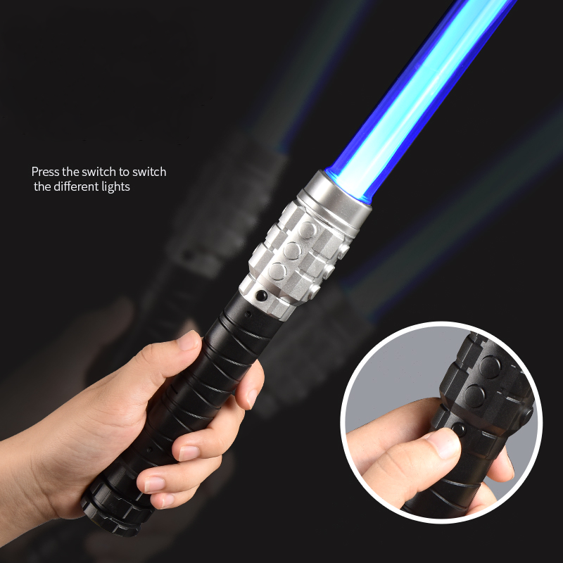simulated sound colorful light up toys falshing sword 2in1 extending ...