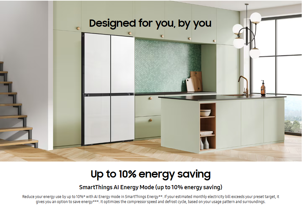 Bespoke Refrigerator FDR RF65DB90B022 Triple Cooling 24.0 cu.ft. Clean ...