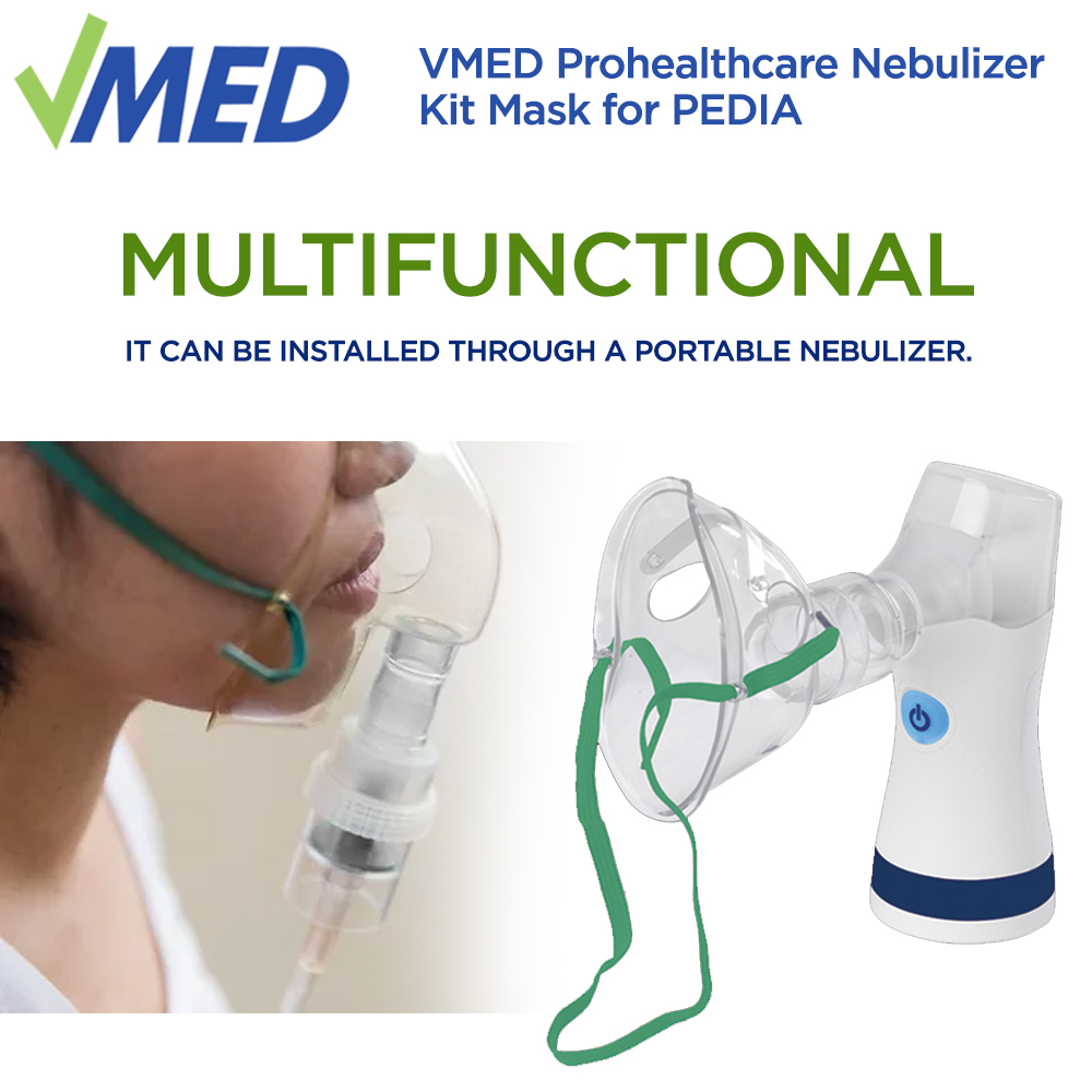VMED Prohealthcare Nebulizer Kit Mask For Pediatric | Shopee Philippines