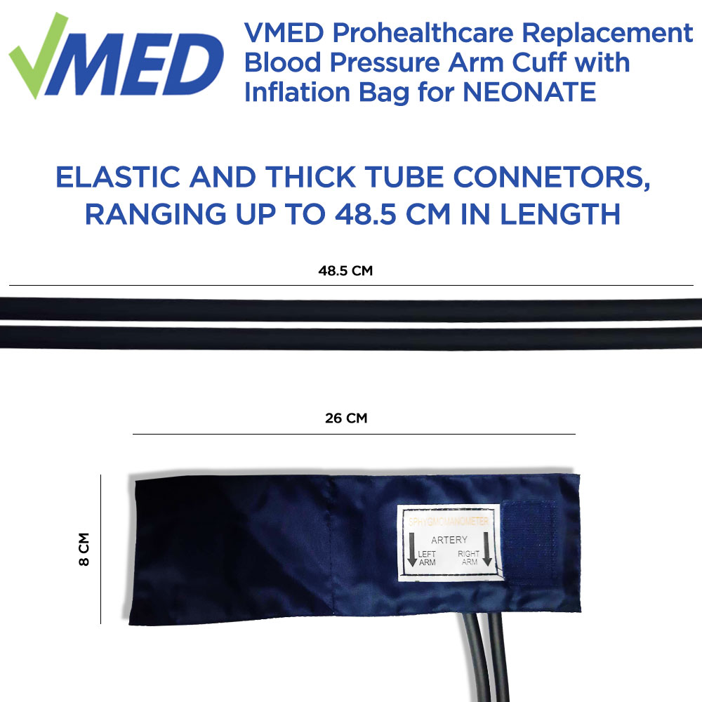 VMED Prohealthcare Replacement Blood Pressure Arm Cuff with Inflation ...