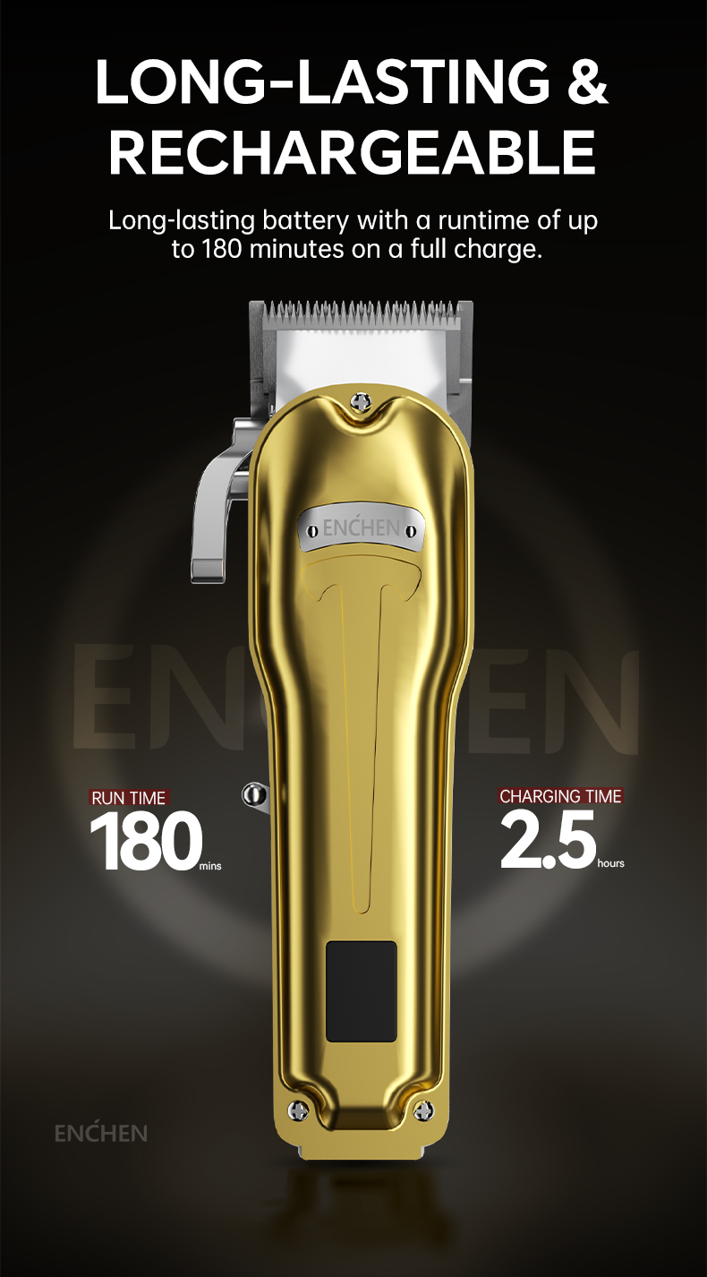 Enchen Electric Hair Clipper Trimmer Boost 3 Hair Razor Professional ...