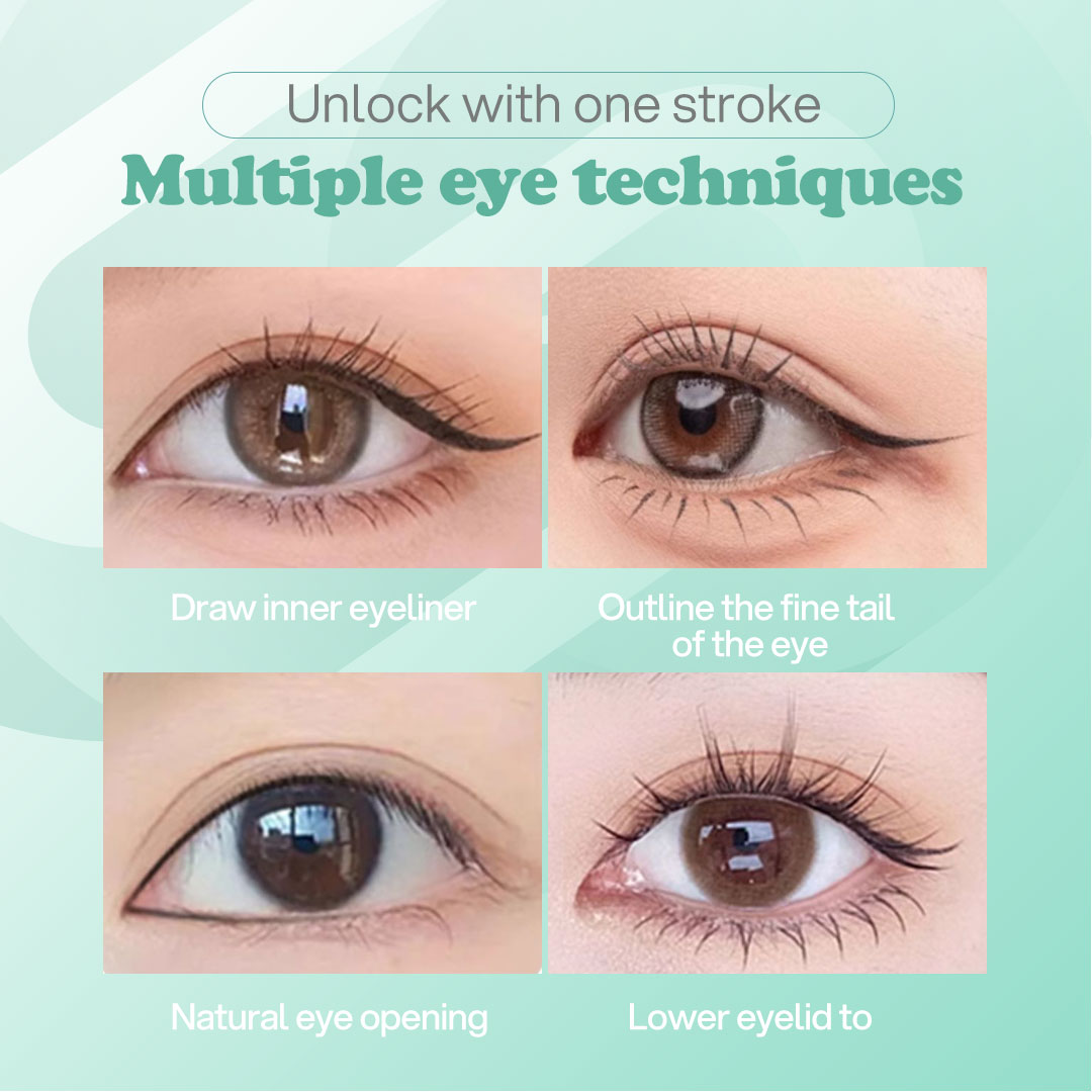 Ashley Shine Winged Eyeliner Waterproof Smudge-proof Liquid Eye Liner ...