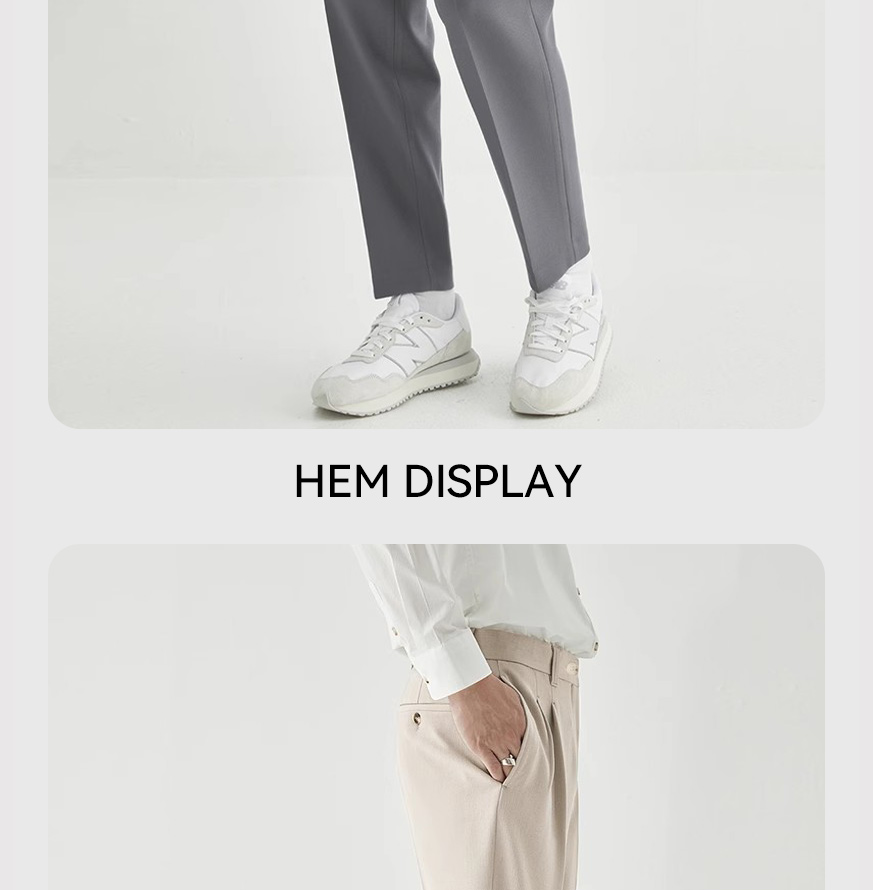 ACHSAWAKE Men's Pants Korean Fashion Suit Pants Casual Alvin Trousers ...